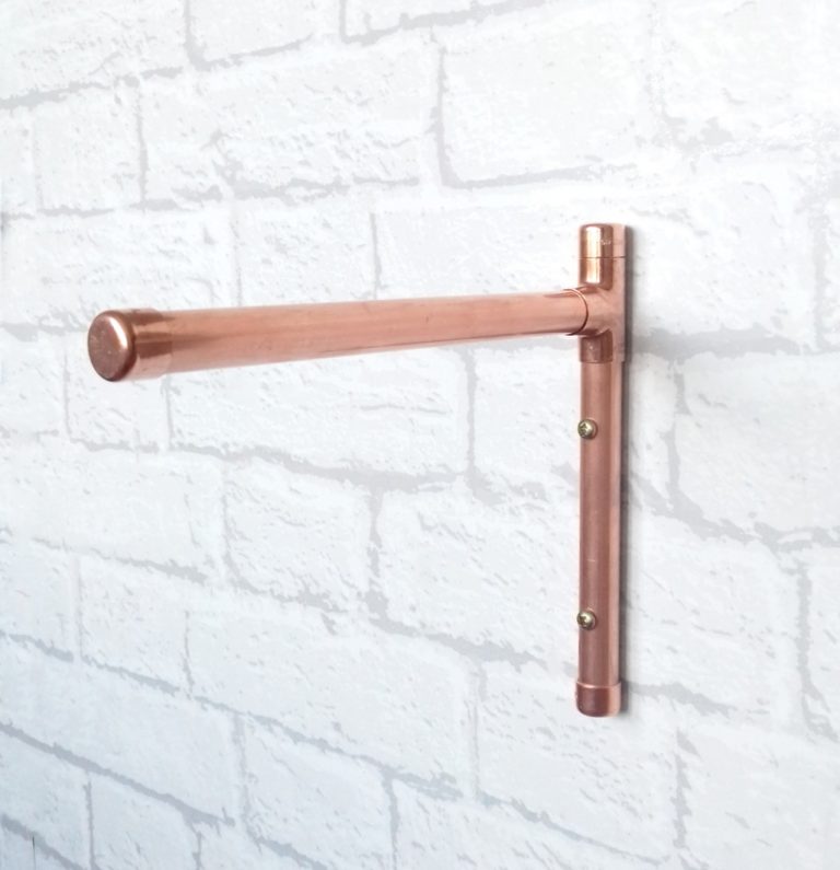 Copper Shelf Bracket / Support – Open Ended Design | Simply Copper ...
